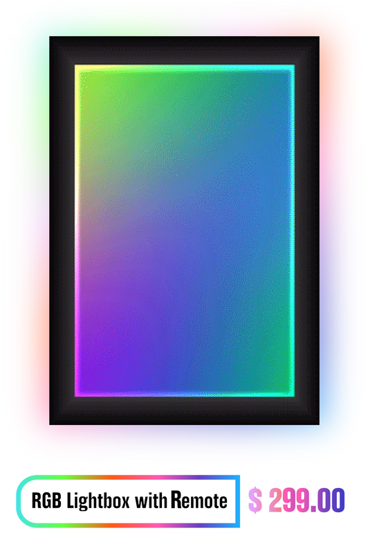 Buy RGB and LED Lightbox Frame | Slim Backlit Poster Frame – gallerypanda